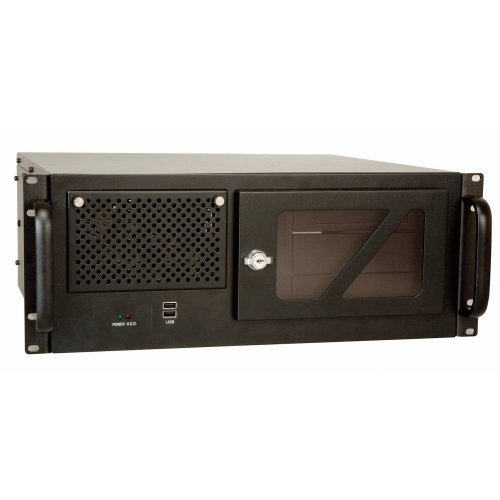 Корпус RACK-305GB/A130B 4U 14-slot Rackmount Chassis,Black,2x 8cm fan,w ...