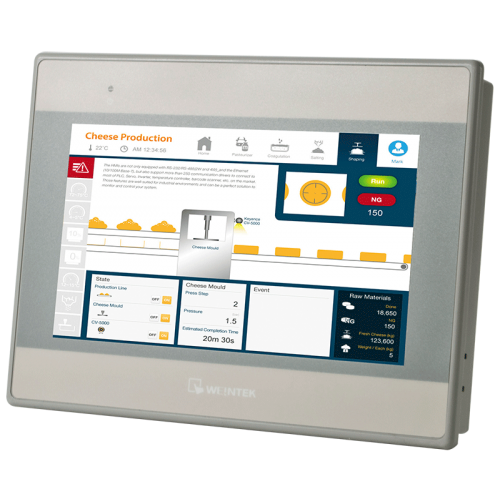 MT8073iE 600MHz CPU, 7” TFT, 16.7M-color, Dual Ethernet, Easy Access 2. ...